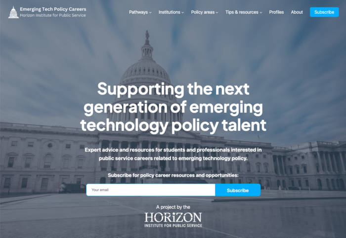 Updates – Horizon Institute for Public Service